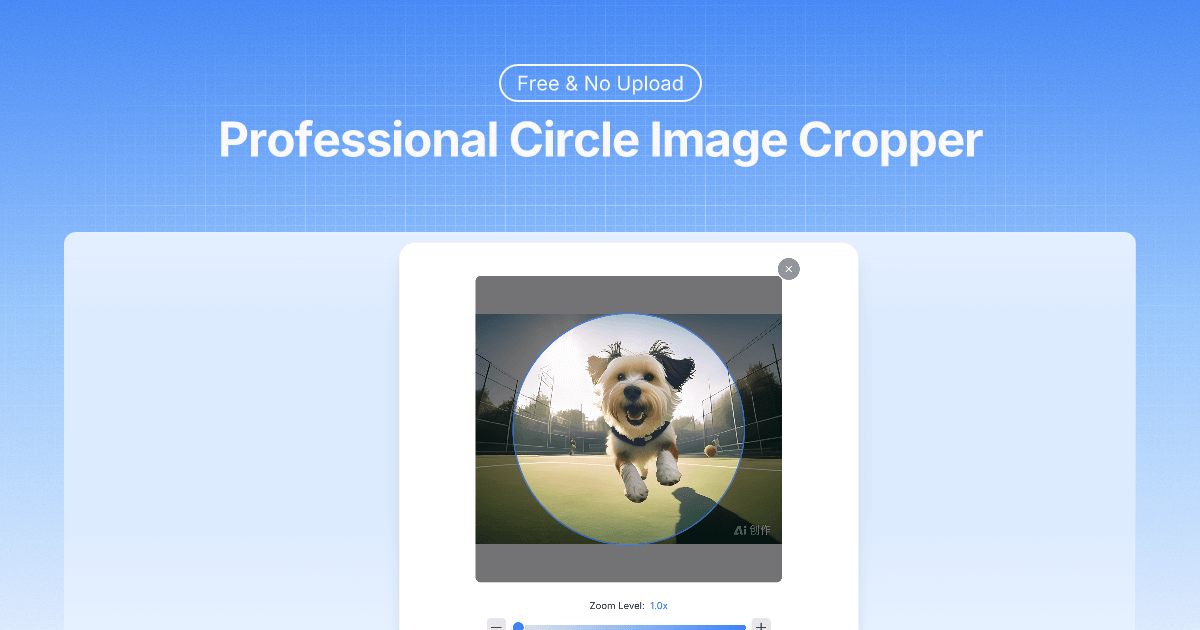 Free Circle Crop Image Tool - Crop Image Into Circle Online